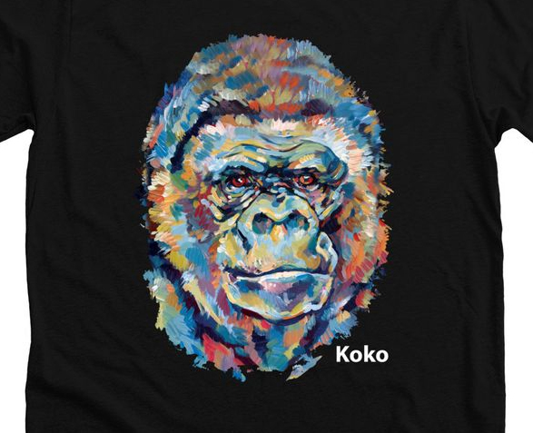TGF s ALL GORILLAS ARE KOKOS T Shirt The Gorilla Foundation